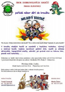 HASIČI Klánovice - Kroužek mladých hasičů